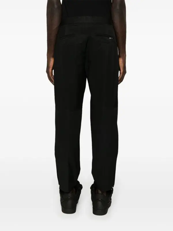 LANVIN Tapered Biker Trousers - Black