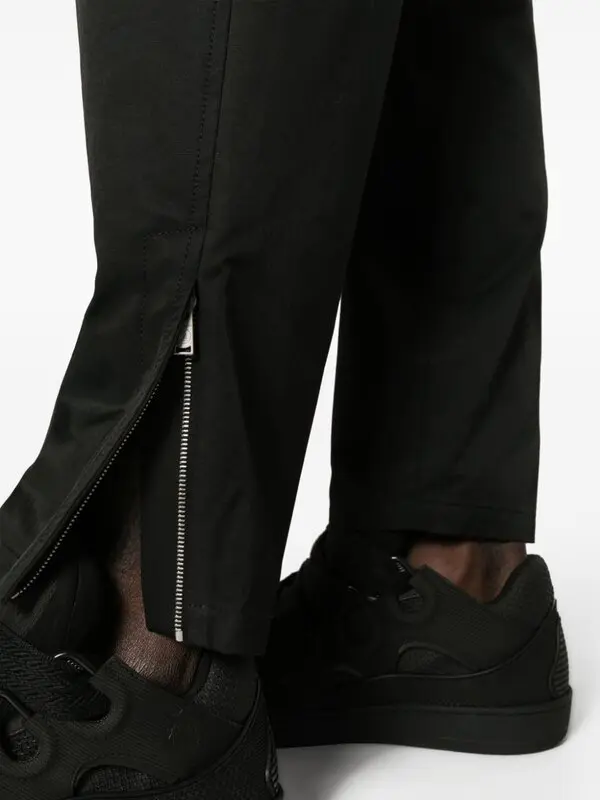 LANVIN Tapered Biker Trousers - Black