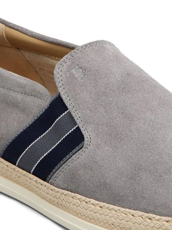 TOD'S Gommino Suede Loafers - Grey