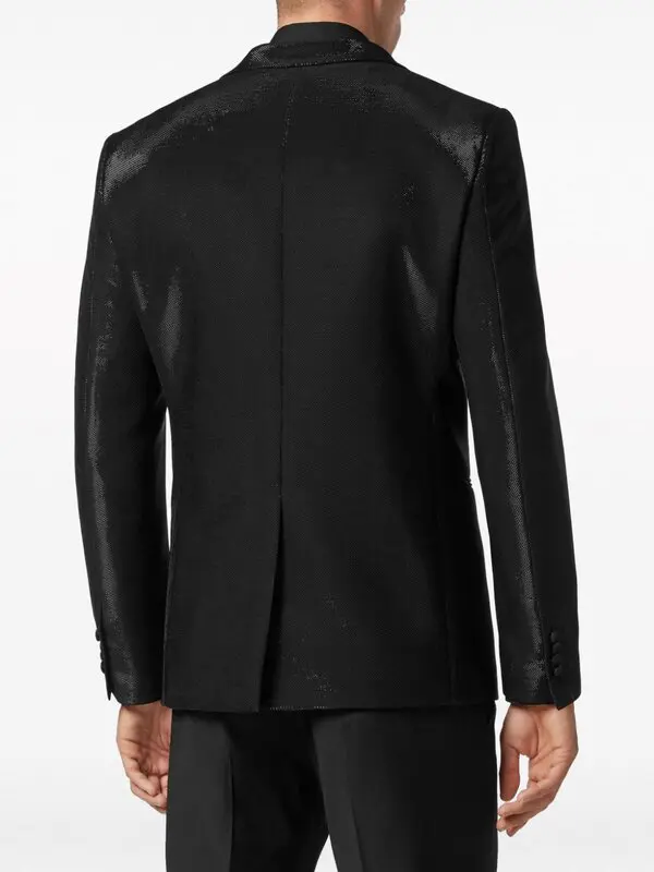 Philipp Plein Single-breasted Lurex Blazer