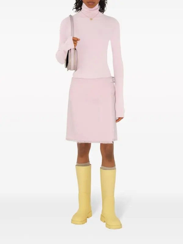 Burberry Equestrian Knight Patch Wool-blend Jumper - Pink