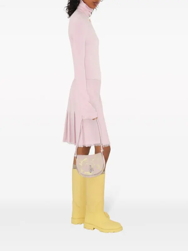 Burberry Equestrian Knight Patch Wool-blend Jumper - Pink