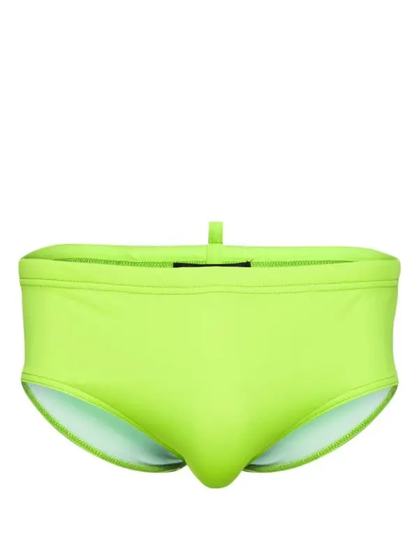 Dsquared2 Logo Print Swimming Trunks - Green