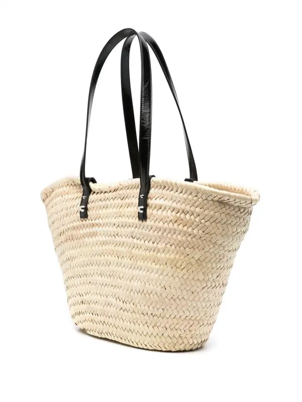 Palm Angels Palm-appliqué Basket Bag