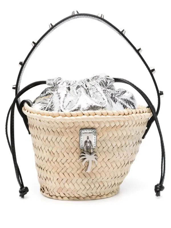 Palm Angels Basket Bag - Neutrals