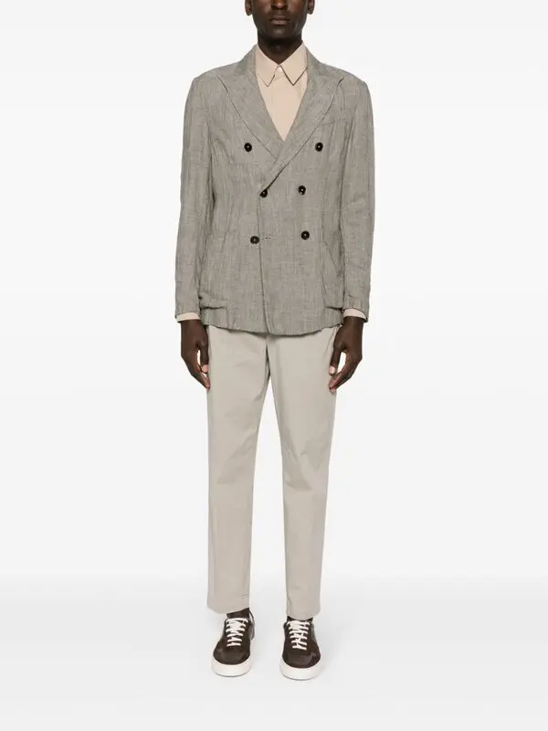 Barena Venezia Siroco Single-breasted Blazer - Grey