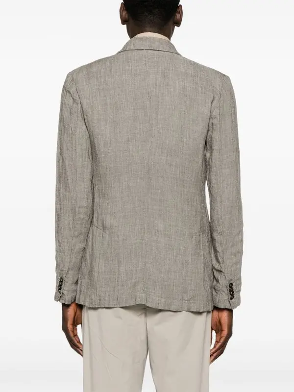 Barena Venezia Siroco Single-breasted Blazer - Grey