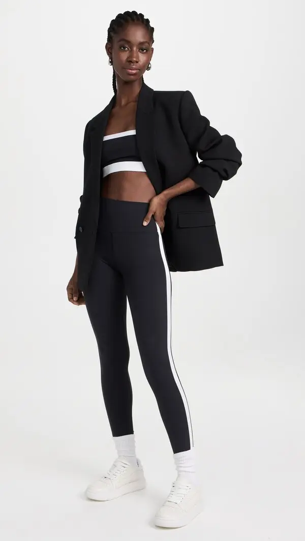 Splits59 High-waist Ankle Leggings - Black/white