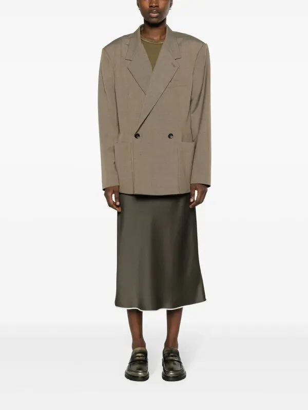 LEMAIRE Double-breasted Twill Blazer
