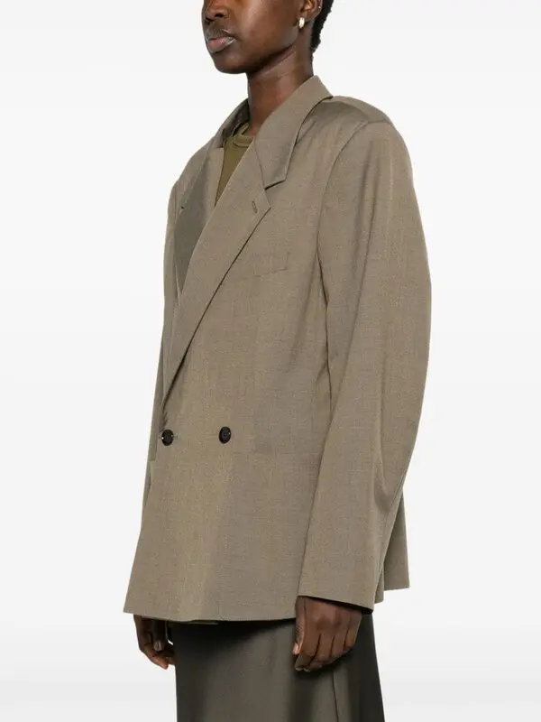 LEMAIRE Double-breasted Twill Blazer