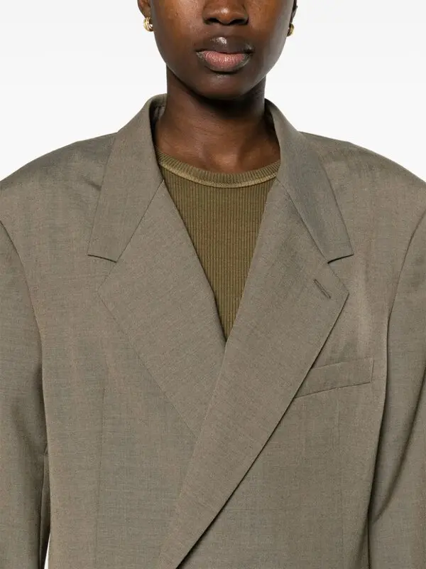 LEMAIRE Double-breasted Twill Blazer