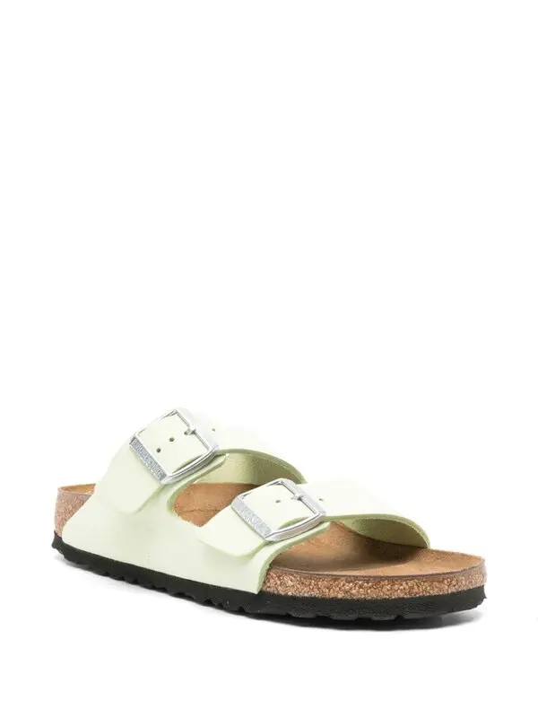 BIRKENSTOCK Arizona Suede Slides - Green