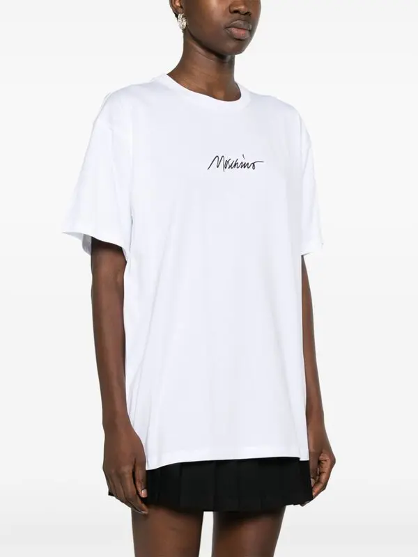 Moschino Embroidered T-shirt - White