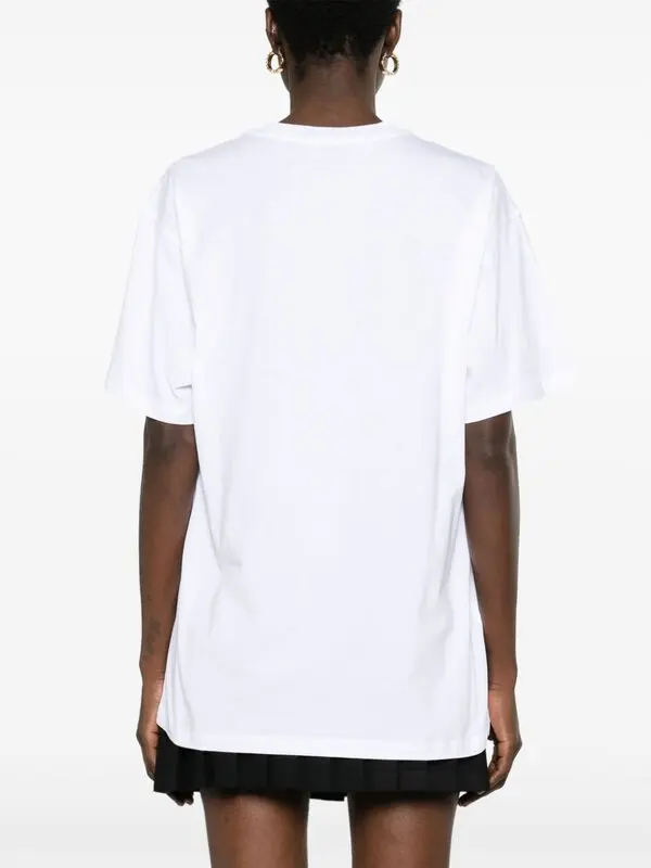 Moschino Embroidered T-shirt - White