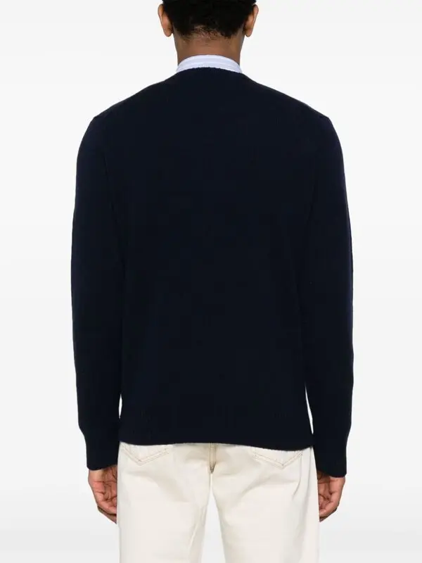 Polo Ralph Lauren Embroidered-logo Jumper - Blue