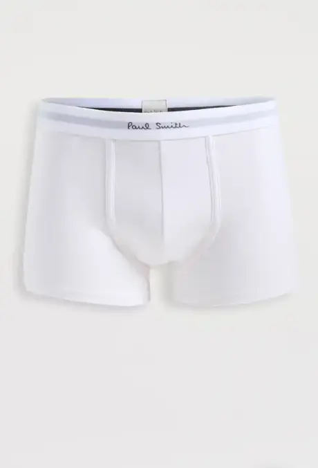 Paul Smith 3 Pack Solid Trunks - White