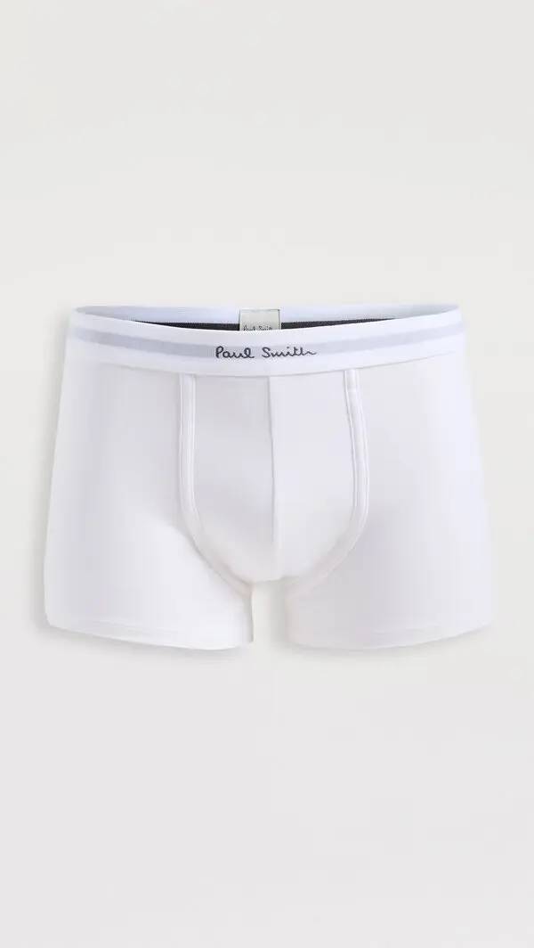 Paul Smith 3 Pack Solid Trunks - White