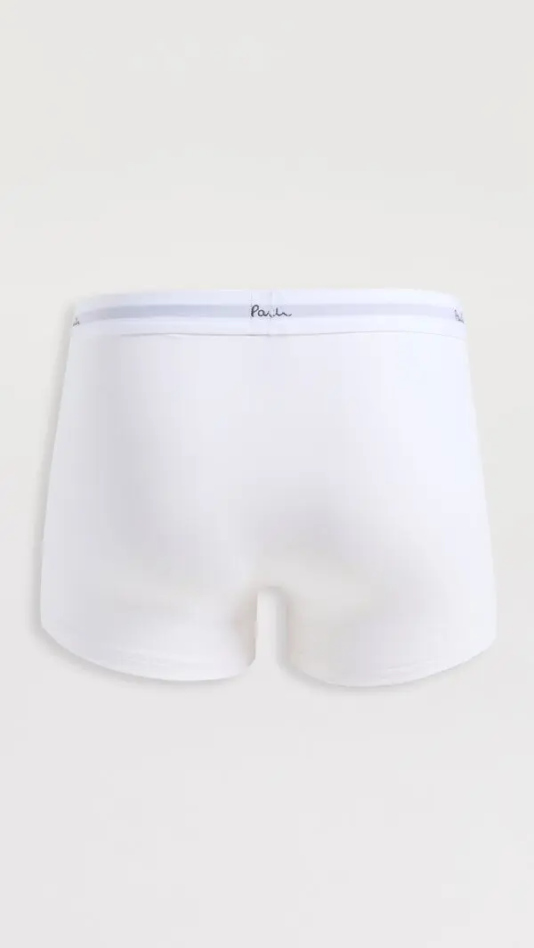 Paul Smith 3 Pack Solid Trunks - White
