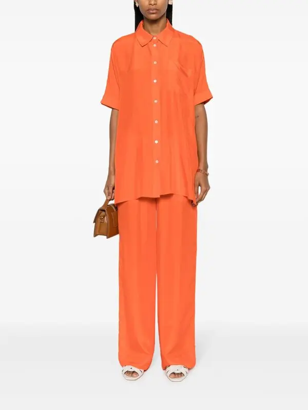 P.a.r.o.s.h Satin Silk Palazzo Pants
