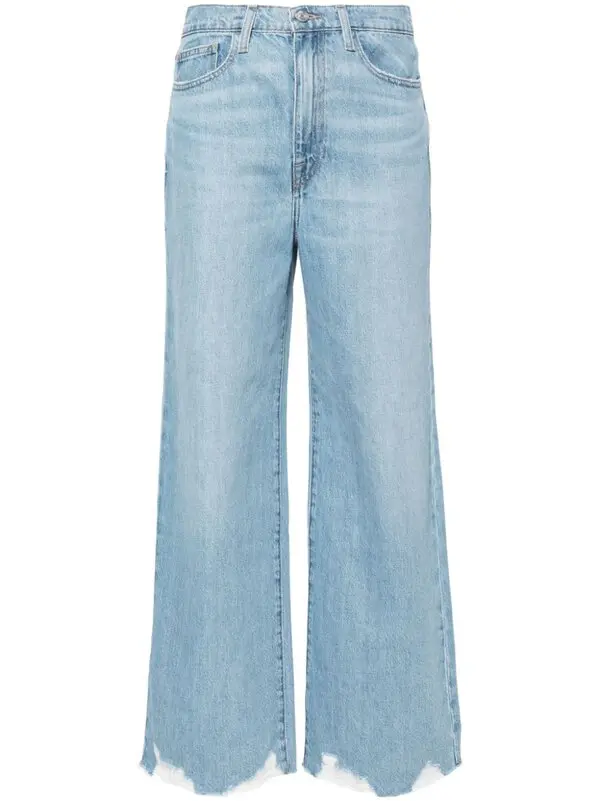 FRAME Le Jane High-rise Wide-leg Jeans - Blue