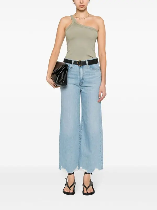 FRAME Le Jane High-rise Wide-leg Jeans - Blue