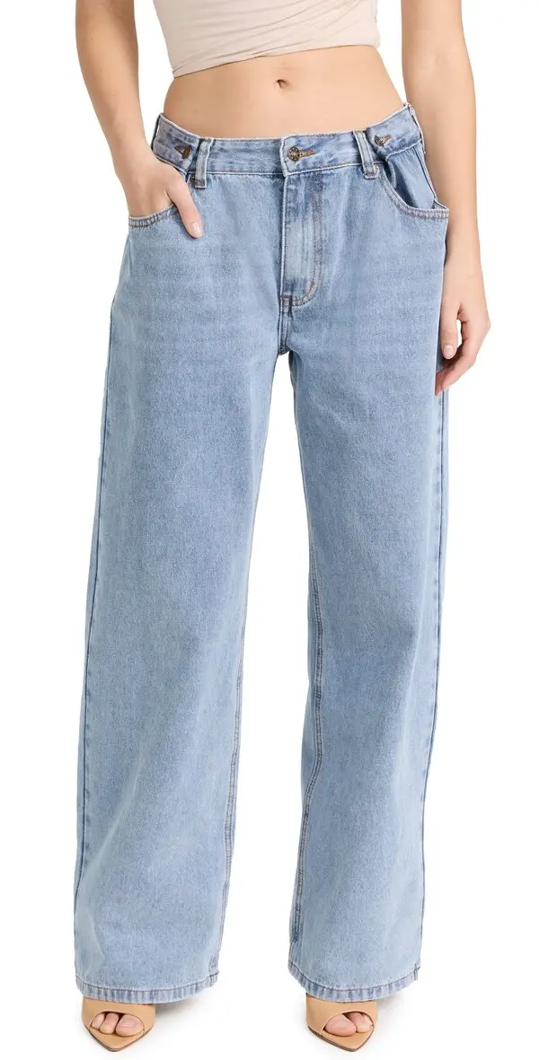 Lioness Wide Leg Jeans