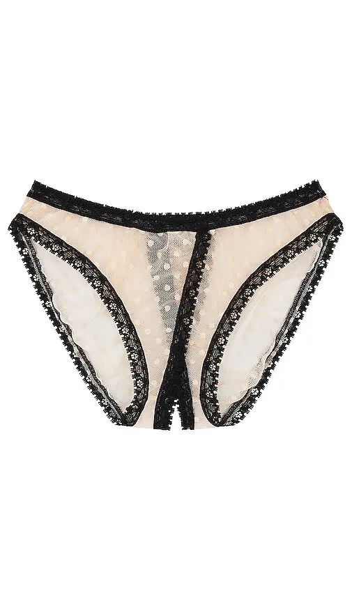 Only Hearts Coucou Lola Culotte Panty In Beige - Tinted & Black