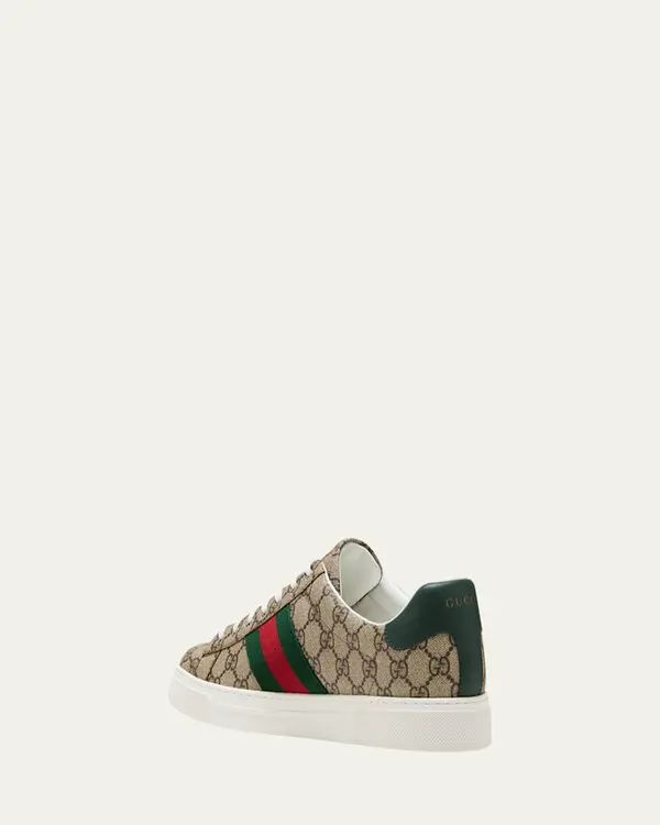 Gucci Ace Low-top Sneakers With Web