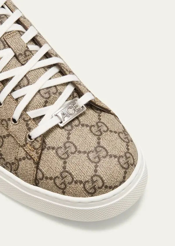 Gucci Ace Low-top Sneakers With Web