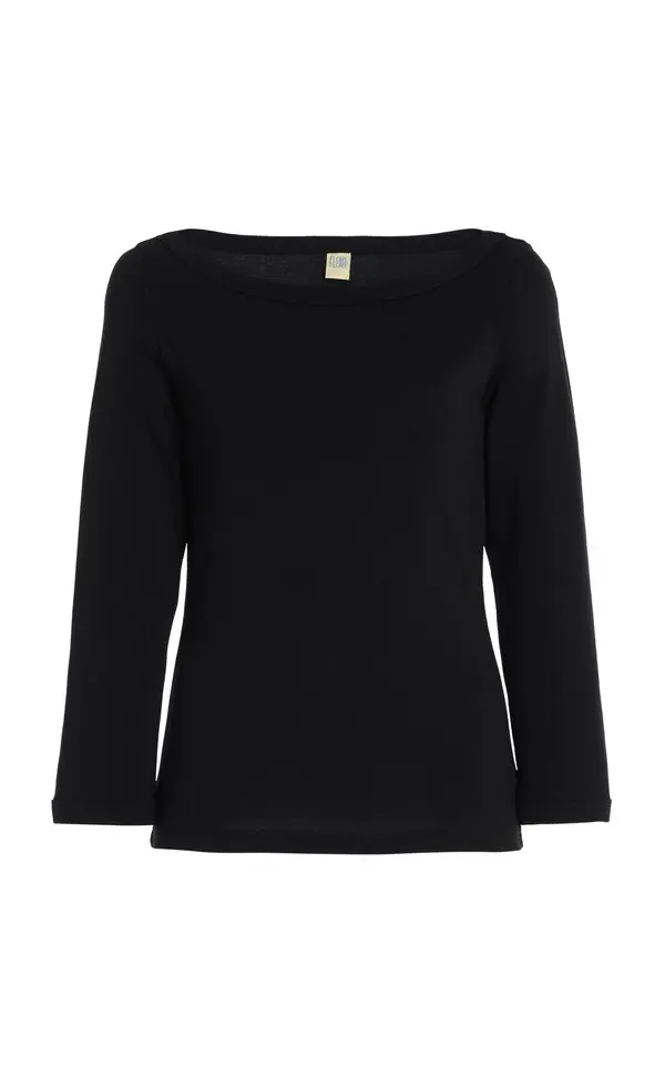 FLORE FLORE Steffi Organic Cotton Top - Black