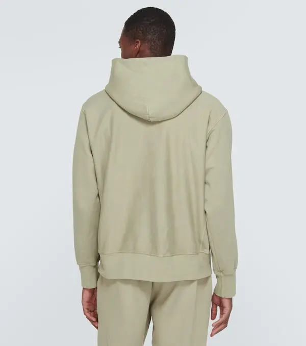 LES TIEN Cotton Jersey Hoodie