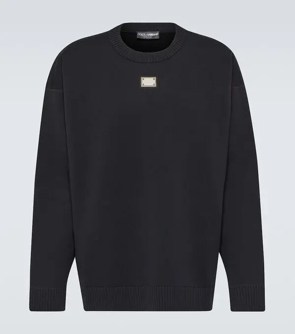Dolce & Gabbana Logo Detail Crewneck Pullover