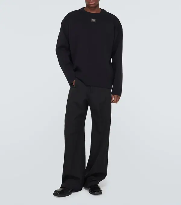 Dolce & Gabbana Logo Detail Crewneck Pullover