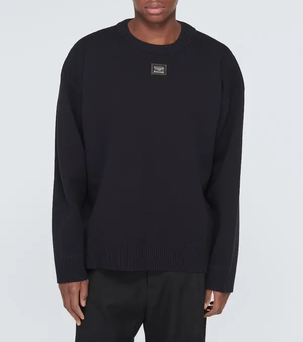 Dolce & Gabbana Logo Detail Crewneck Pullover