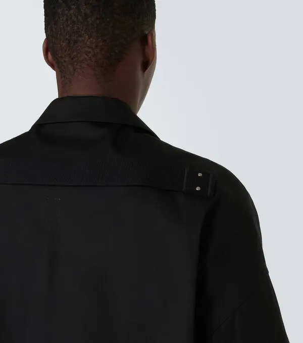 Rick Owens Magnum Tommy Cotton-blend Poplin Shirt - Black