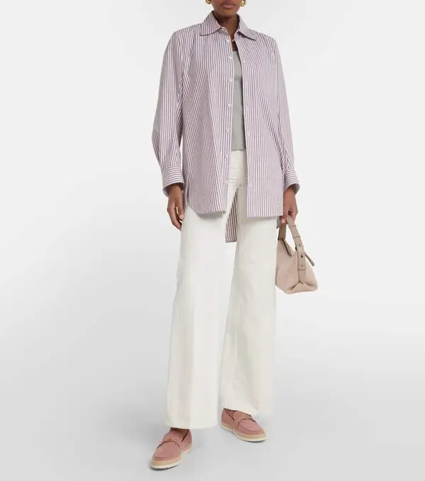 TOD'S Suede Loafers - Pink