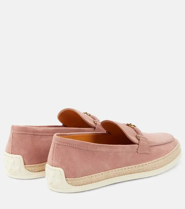 TOD'S Suede Loafers - Pink