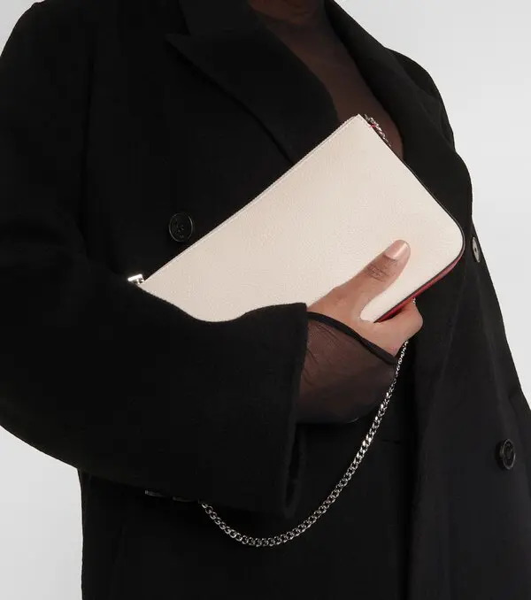 CHRISTIAN LOUBOUTIN Loubila Hybrid Leather Crossbody Bag