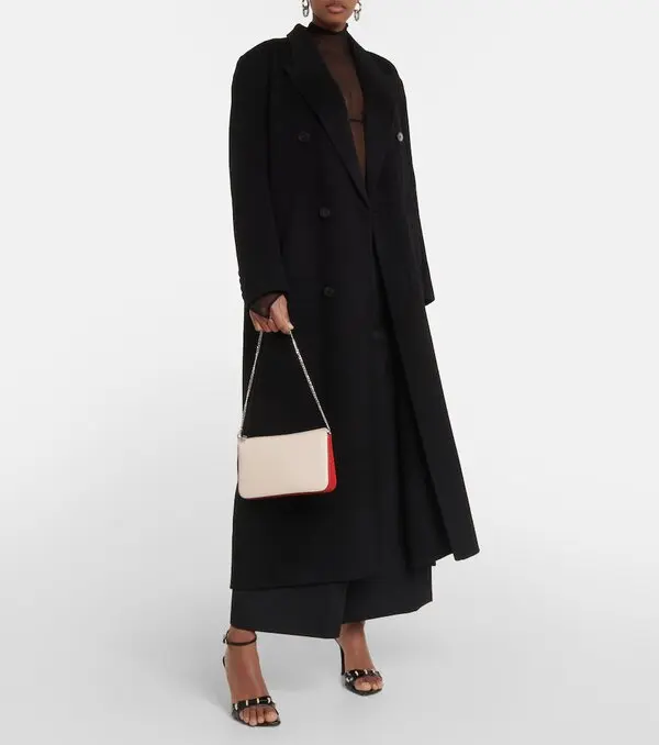 CHRISTIAN LOUBOUTIN Loubila Hybrid Leather Crossbody Bag