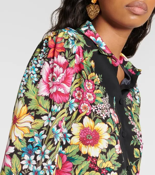 Etro Printed Silk Shirt