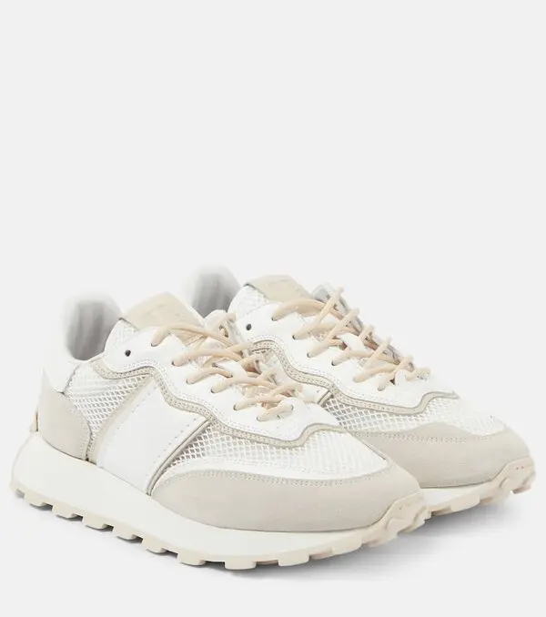 TOD'S Sportiva Run Leather Sneakers - White