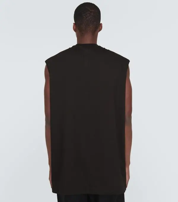 Rick Owens Tarp Cotton T-shirt - Black