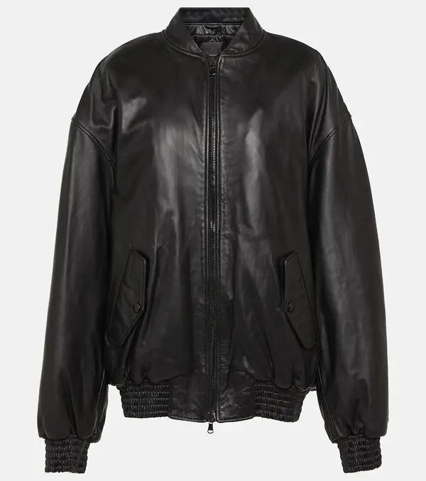 Wardrobe.NYC Leather Bomber Jacket
