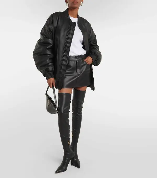 Wardrobe.NYC Leather Bomber Jacket