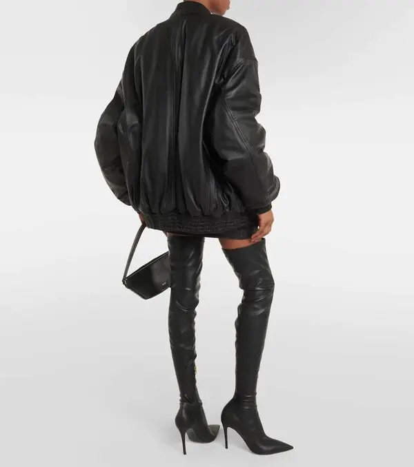 Wardrobe.NYC Leather Bomber Jacket