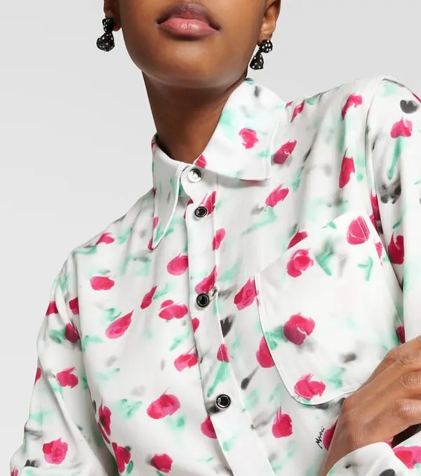 Marni Printed Viscose Shirt - Multicoloured