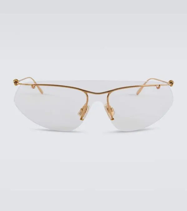 Bottega Veneta Knot Glasses - Gold
