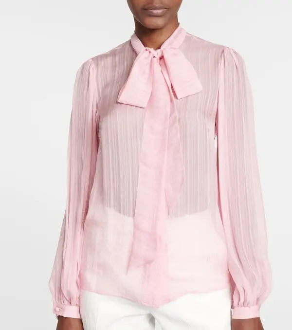 Etro Bow-detail Silk Blouse
