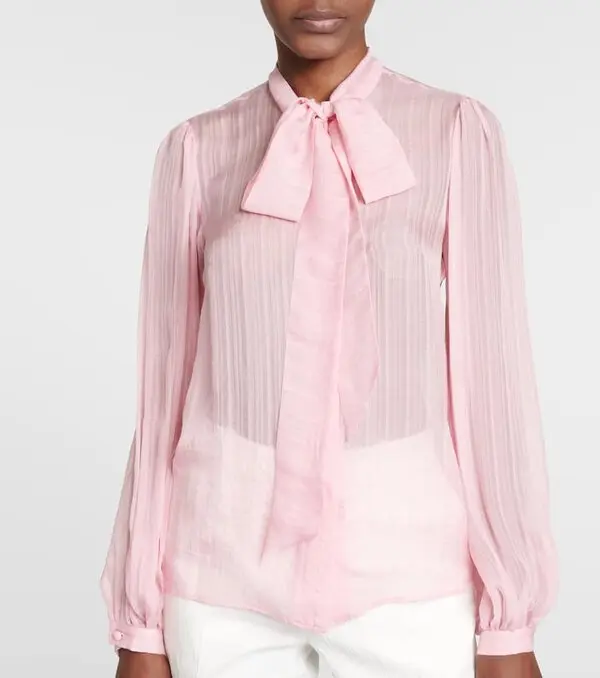 Etro Bow-detail Silk Blouse