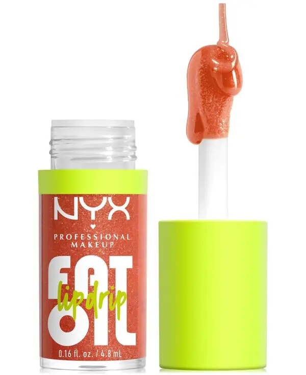 NYX PROFESSIONAL MAKEUP Fat Oil Lip Drip - Follow Back (light Orange)